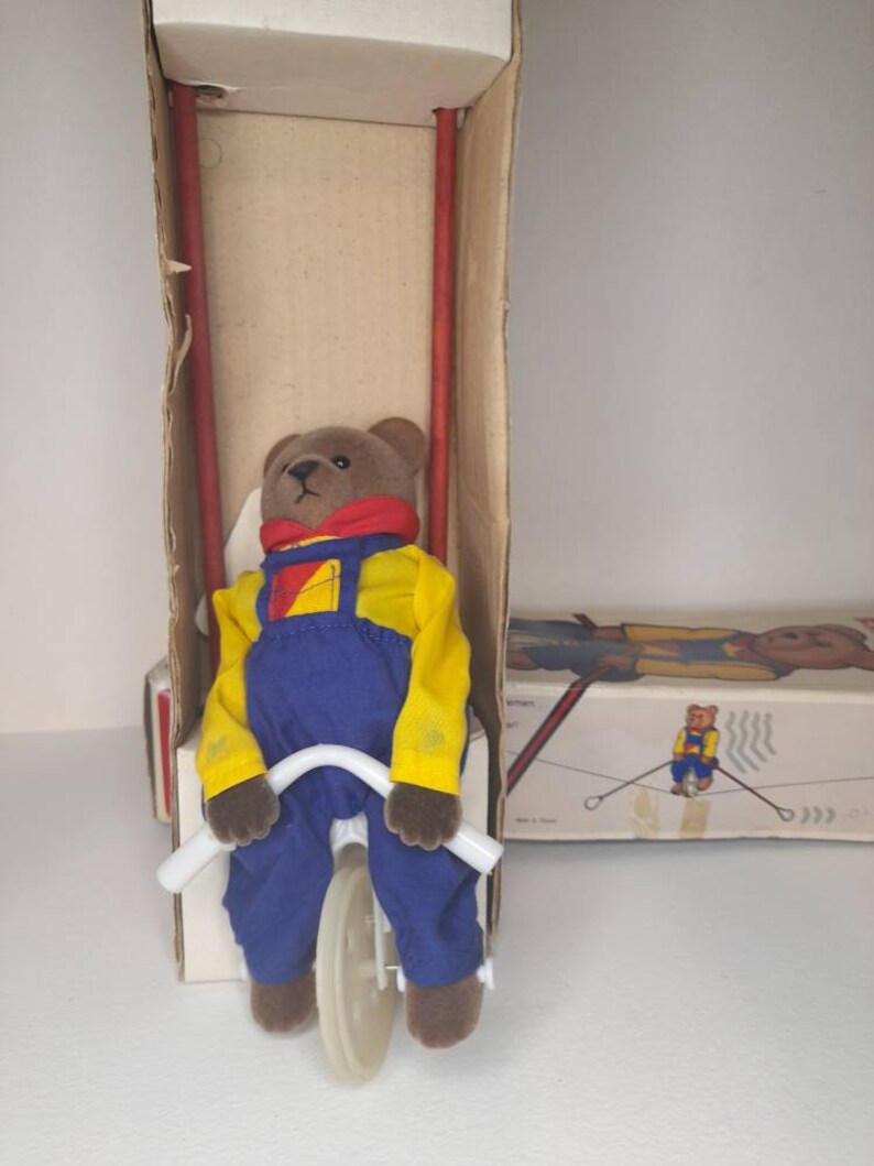Ernest the Balancing Bear 1980s. Vintage Toy - Etsy