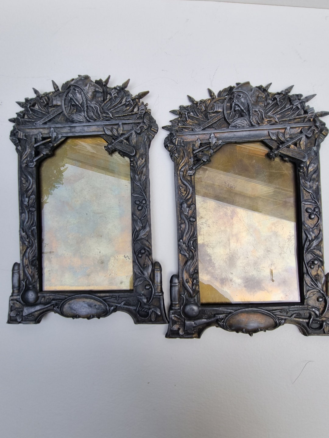 WW1 French Art Nouveau Pair of Photo Frames - Etsy