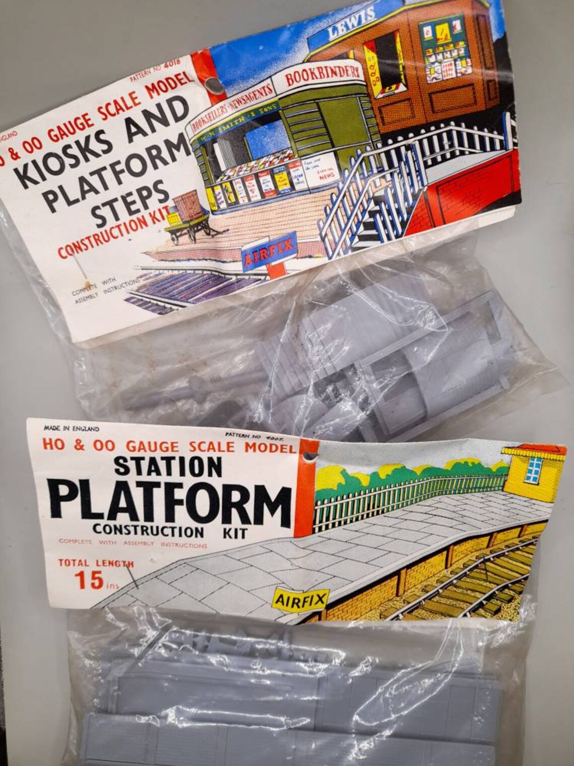 Vintage Original 1960s Airfix 4 Packets Brand New Old Stock Train ...