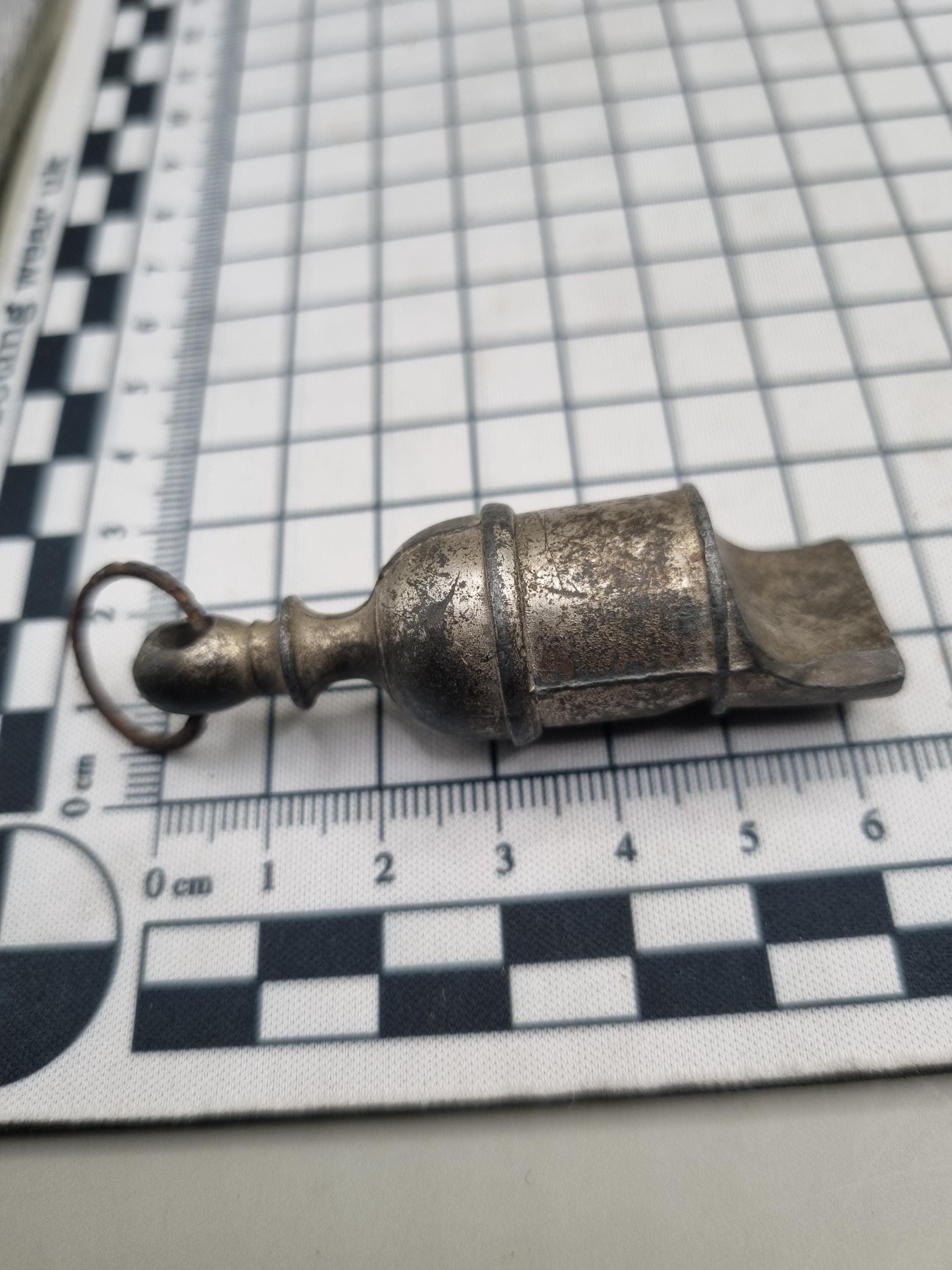 1900s Pewter Round Whistle Good Condition. - Etsy