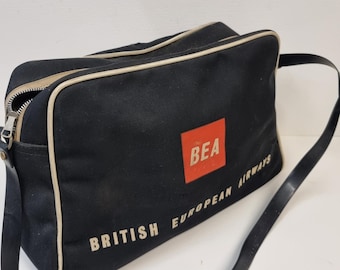 Real Vintage 1970’s Travel Bag Pan Am Airline Bag Carry on Bag White - Etsy