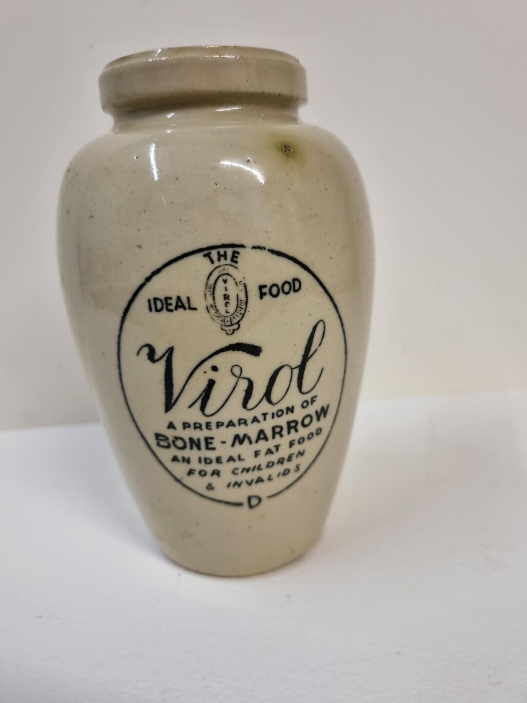Vintage Virol Stoneware Jar - Etsy