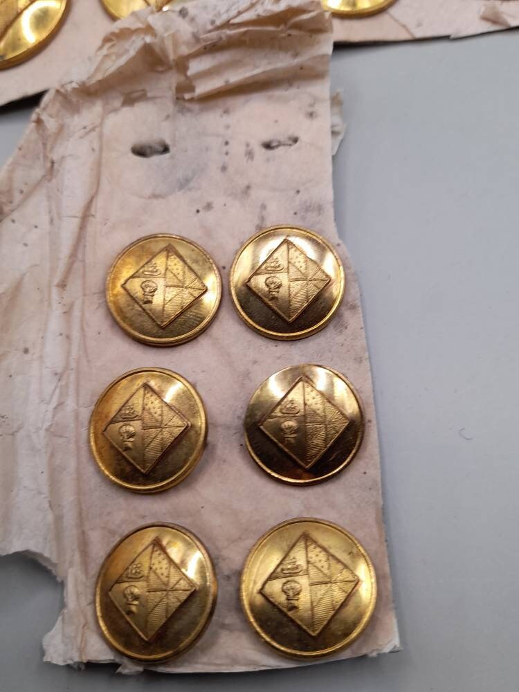 Antique Livery Buttons Approx 19th Century Full Set for a Coat - Etsy