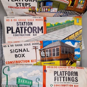 Vintage Original 1960s Airfix 4 Packets Brand New Old Stock Train ...