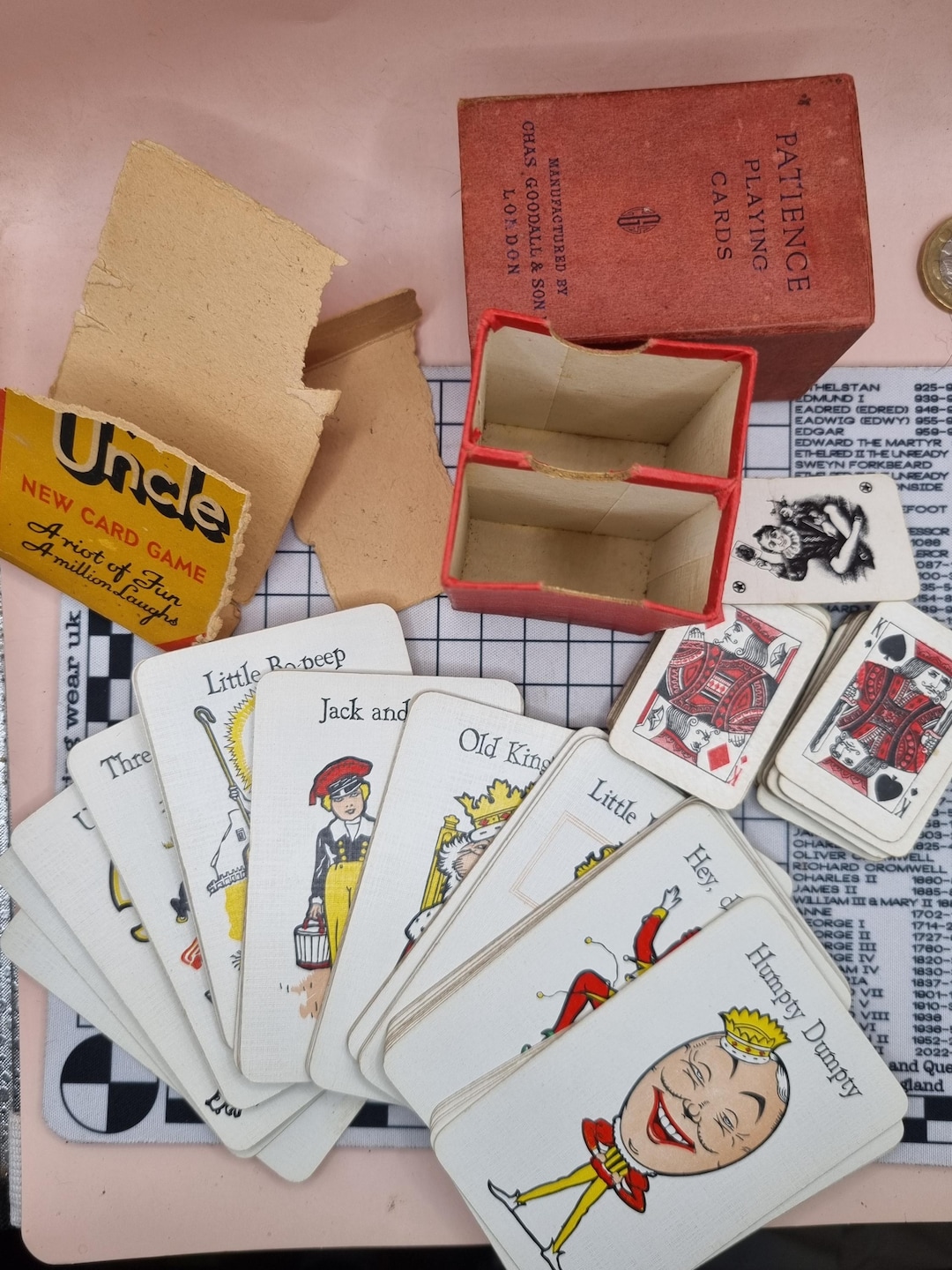 Vintage 1930s Card Games Bob's Yr Uncle & Patience - Etsy
