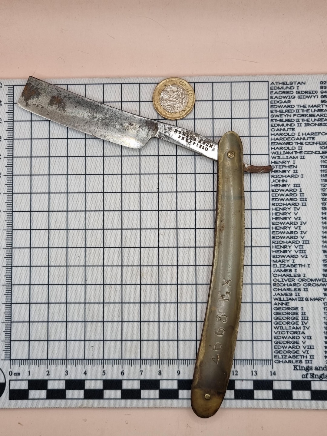 WW1 Regimentally Marked Straight Razor - Etsy