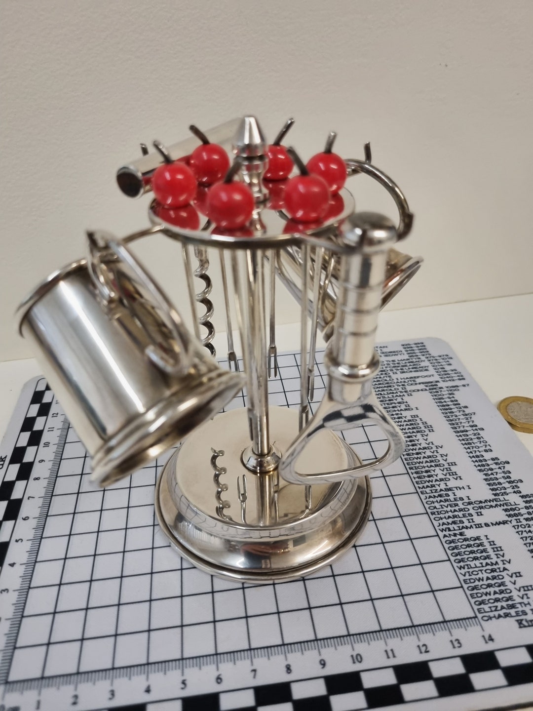 Art Deco P H Vogel Silver Plated Cocktail Bar Set - Etsy