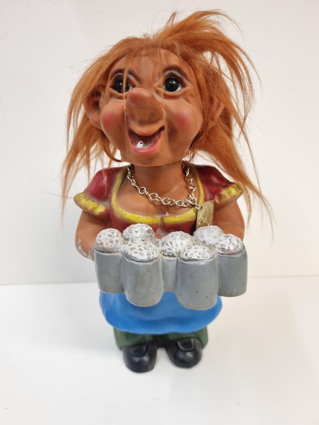 1960s West German Heico Troll Waitress Bobblehead - Etsy
