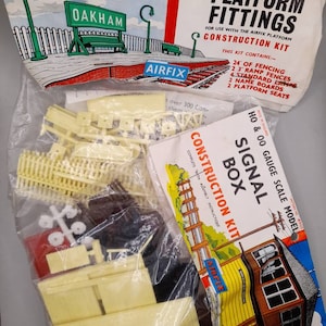 Vintage Original 1960s Airfix 4 Packets Brand New Old Stock Train ...