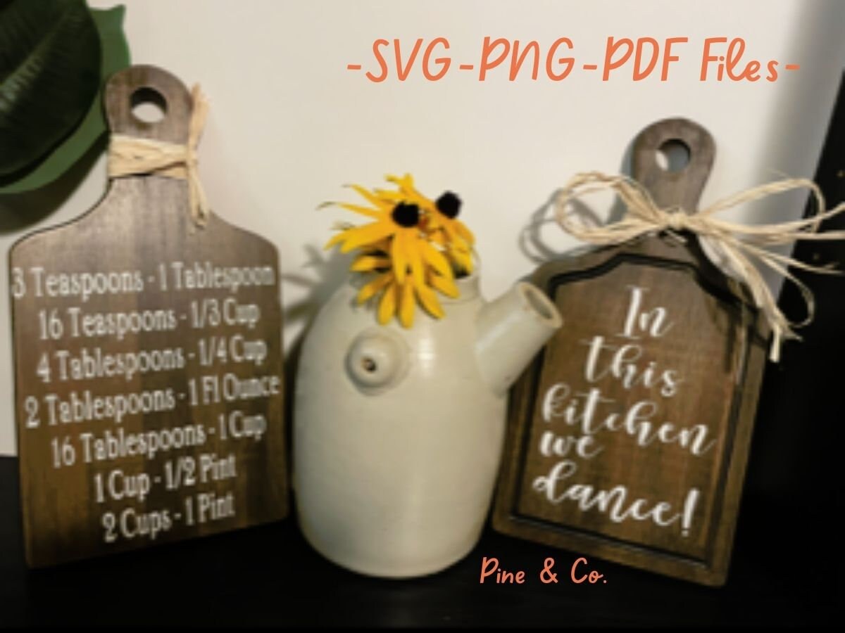 Kitchen Conversions SVG, Kitchen SVG, Baking SVG, Kitchen Measurements ...