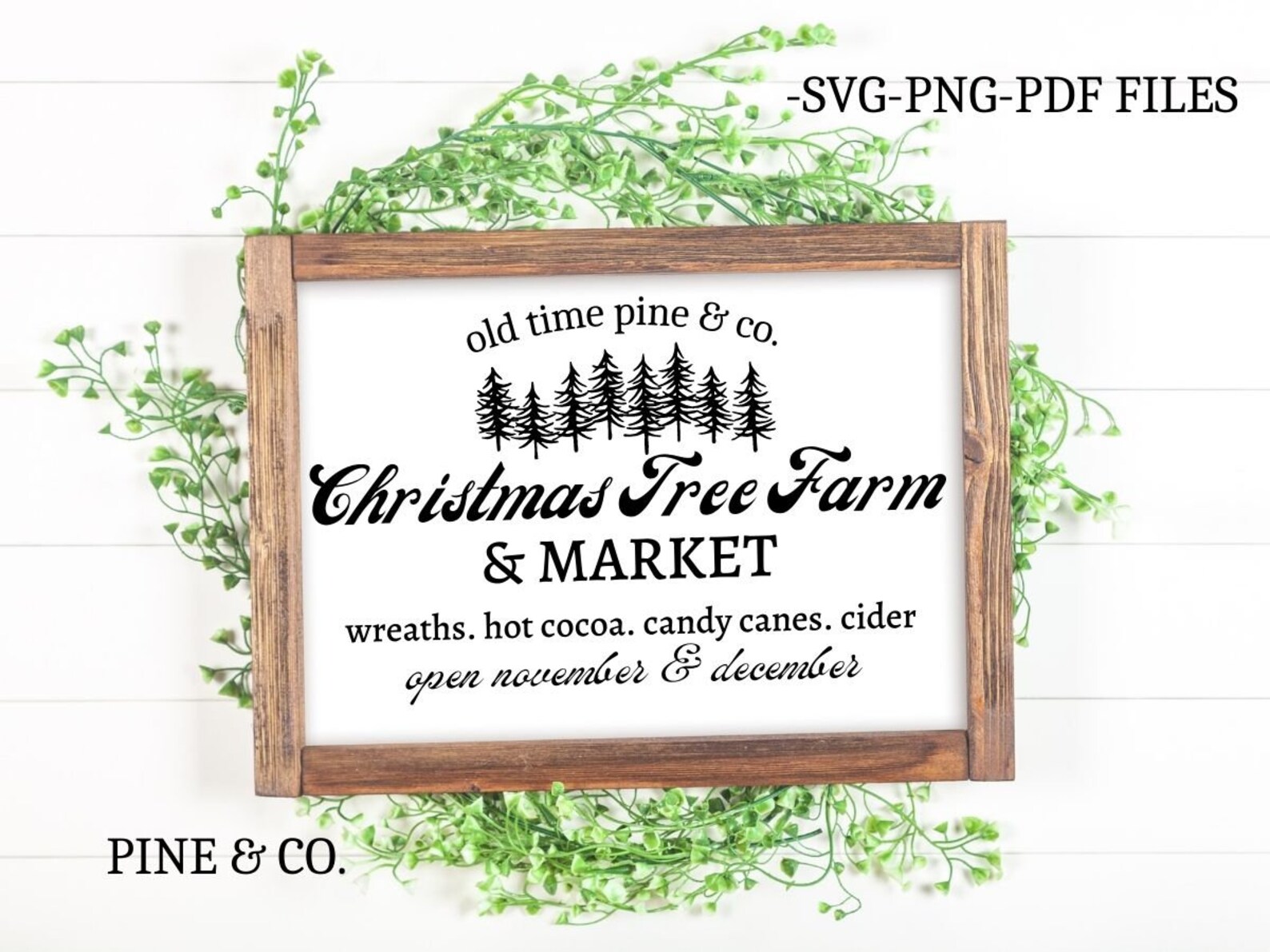 Christmas Tree Farm Svg, Christmas Market Svg, Christmas Sign Svg ...