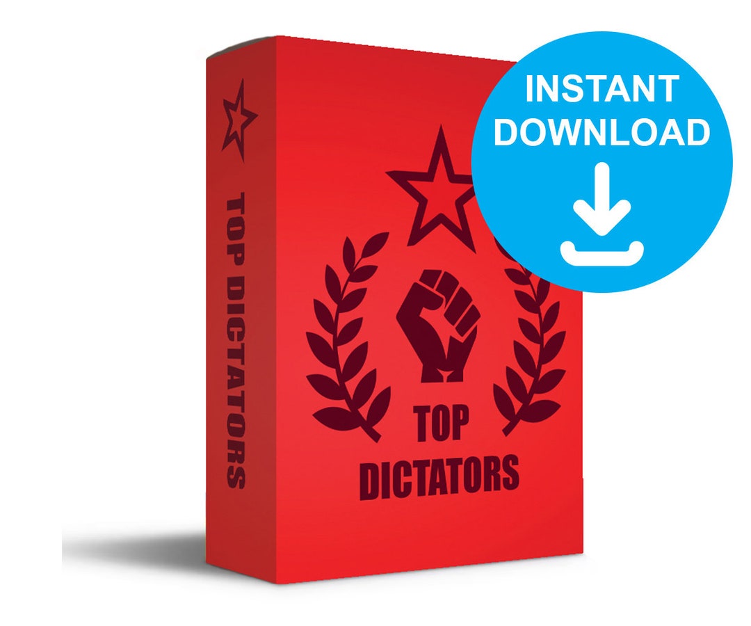 Top Dictator Trumps Card Game - Etsy