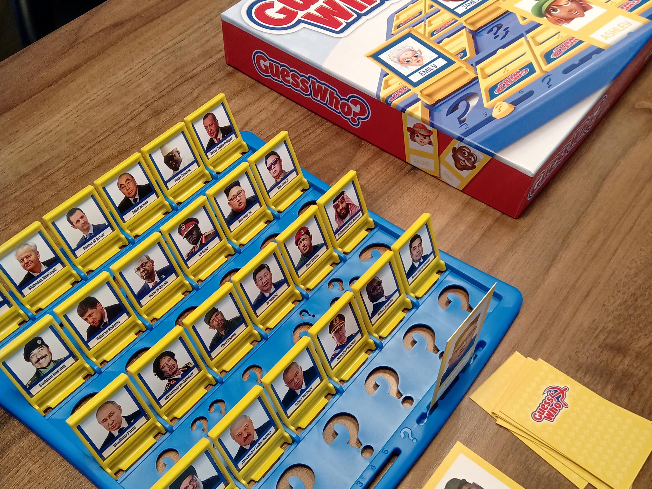 Guess Who Dictator Cards - Etsy