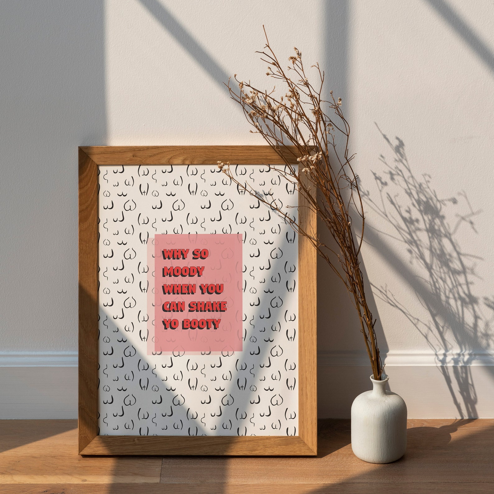 Butt Wall Print Butt Art Funny Bathroom Wall Art Modern - Etsy