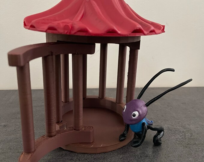 Cri-kee Mulan Figurine and Her Cage, Custom Disney Character, 3D ...