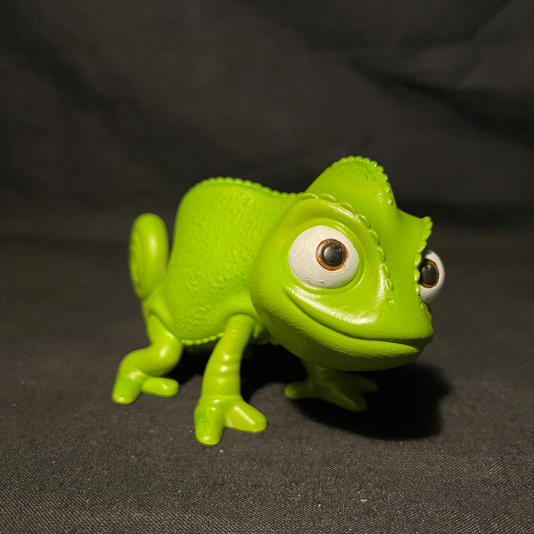 Rapunzel Inspired Pascal Figurine, Custom Disney Character, 3D Resin ...