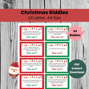 Christmas Riddles, Fun Christmas Games Ideas, Christmas Party Game ...