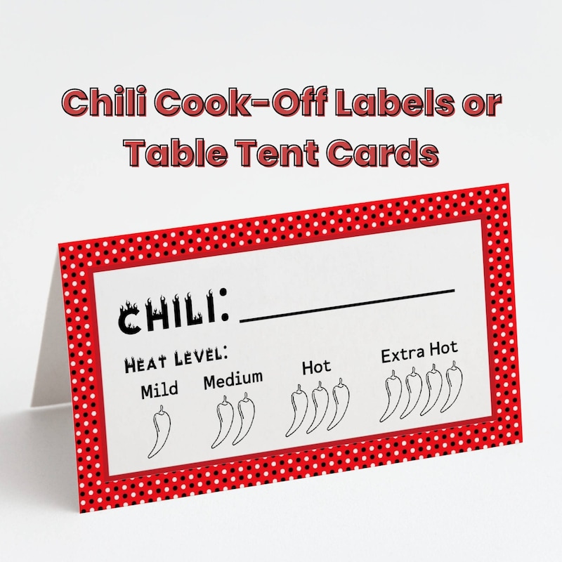 Soup Label Cards - Etsy