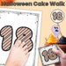 Halloween Cake Walk Game, Halloween Cupcake Topper Number - Etsy