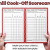 Chili Cook off Score Card, Chili Cook-off Score Sheet, Chili Cookoff ...