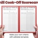 Chili Cook off Score Card, Chili Cook-off Score Sheet, Chili Cookoff ...