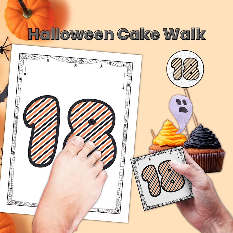 Cake Walk Numbers - Etsy