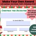Christmas Tree Decorating Contest Award Certificates and Voting Cards ...