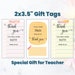 Math Teacher Appreciation Gift Tags Printable, Thank You Appreciation ...