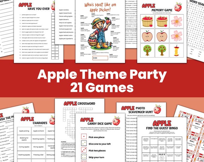 Apple Games, Apple Orchard Games, Apple Game Bundle, Apple Party Games ...