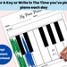 Weekly Piano Practice Chart, Music Practice Log, Music Practice Tracker ...