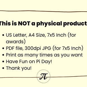 Pi Day Recitation Contest Award Certificates, Pi Day Games, Pi Day ...
