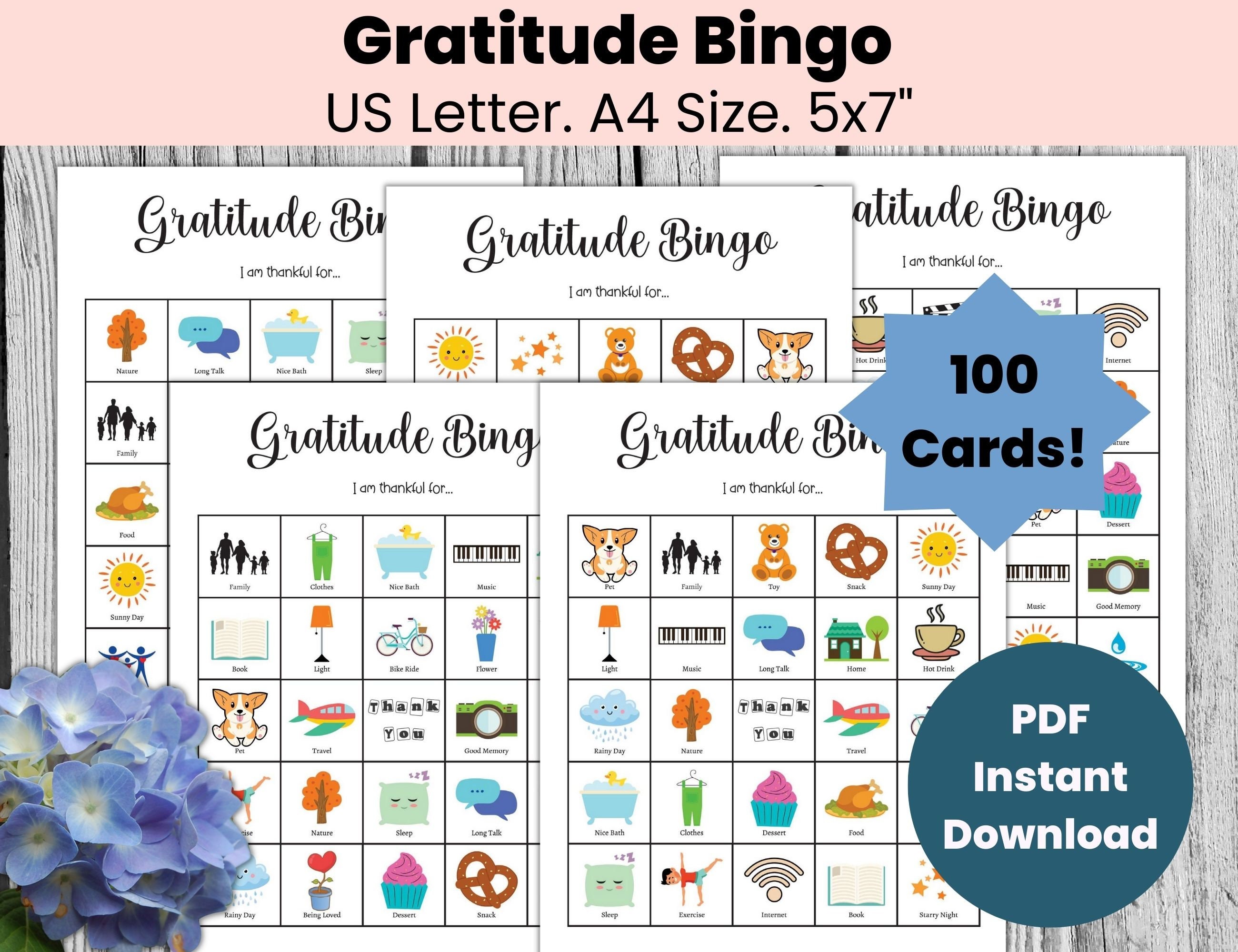 Thankful Activities, Gratitude Bingo, Gratitude Tree, Gratitude Jar ...
