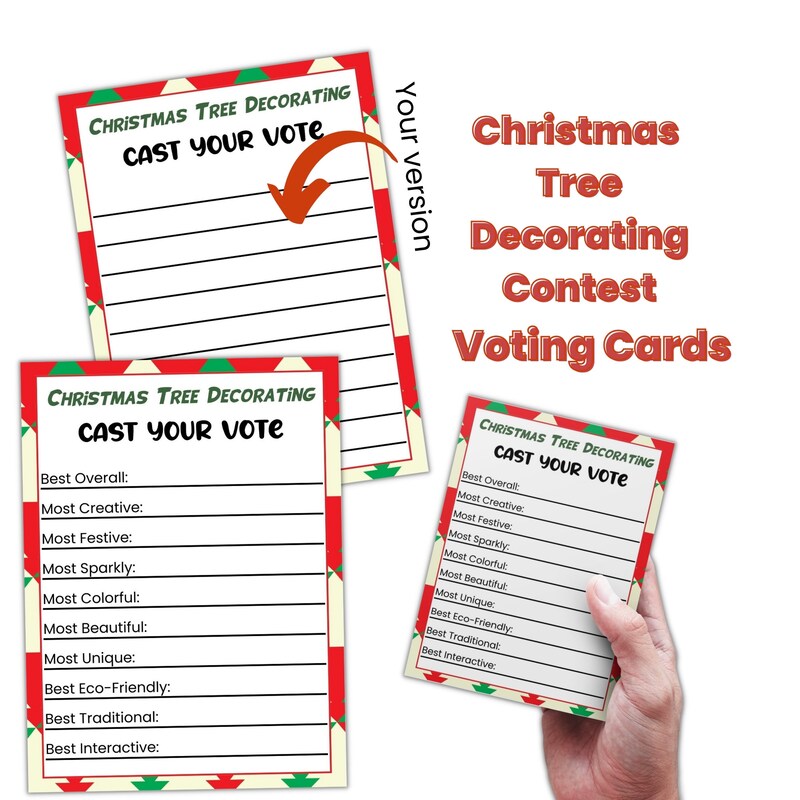 Christmas Tree Judging - Etsy UK