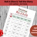 Christmas Story Dice Game for Families, Roll A Story, Fun Christmas ...
