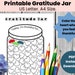 Printable Gratitude Jar for Kids, Gratitude Cards, Gratitude Jar Label ...