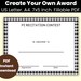 Pi Day Recitation Contest Award Certificates, Pi Day Games, Pi Day ...