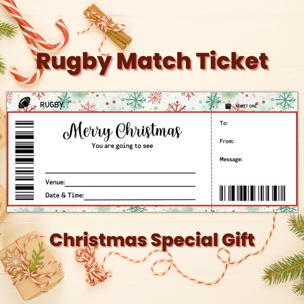 Custom Tickets Match - Etsy UK