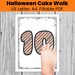 Halloween Cake Walk Game, Halloween Cupcake Topper Number - Etsy