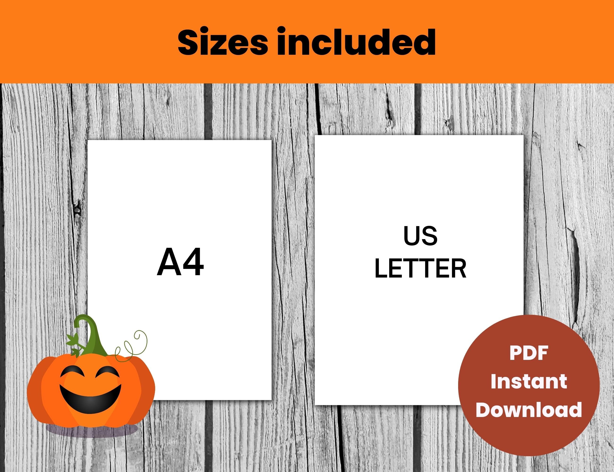 Halloween Costume Contest Ballot Template, Voting Cards, Fall Halloween ...