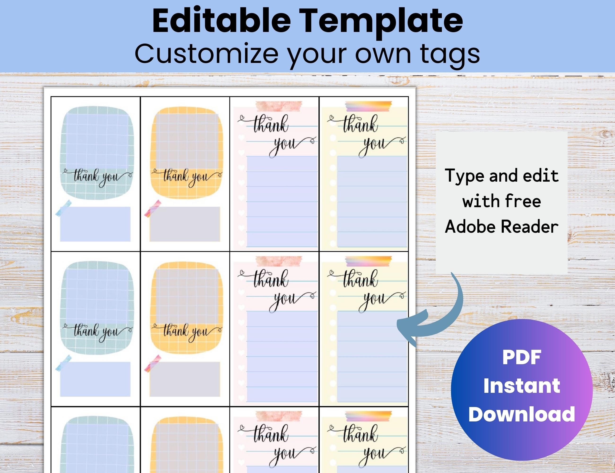 Geography Teacher Appreciation Week Gift Tags Printable, Teacher ...