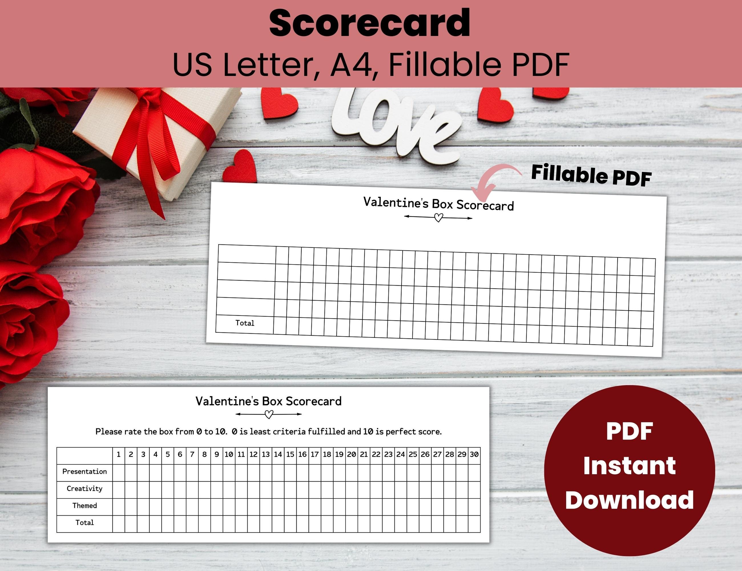 Valentines Box Contest Kit for Class Valentines and Valentines Party ...