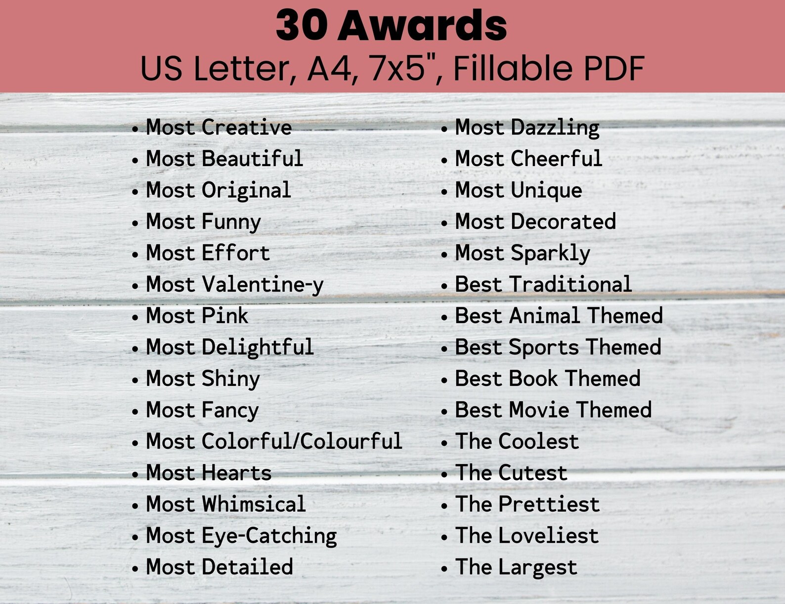 Valentines Box Contest Award Certificates, Black and White Valentines ...