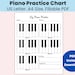 Monthly Piano Practice Chart, Music Practice Log, Music Practice ...