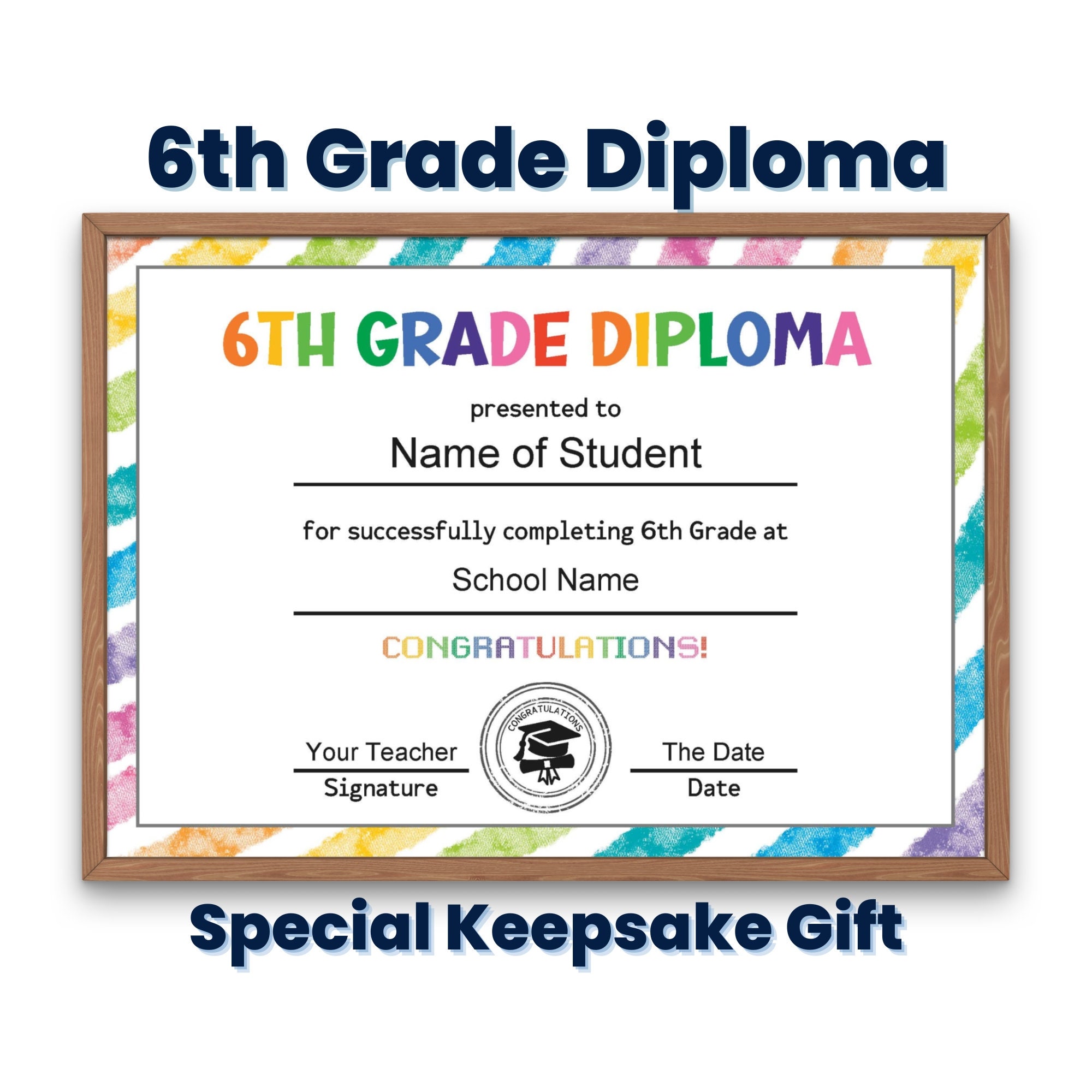 Modelo De Certificado De Graduacion De Escuela Secundaria