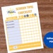 Summer Screen Time Checklist, Children Chore Chart Printable, Kids ...