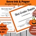 Pumpkin Carving Award Certificates, Pumpkin Contest Ballot Cards ...
