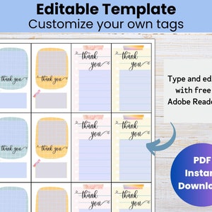 Math Teacher Appreciation Gift Tags Printable, Thank You Appreciation ...