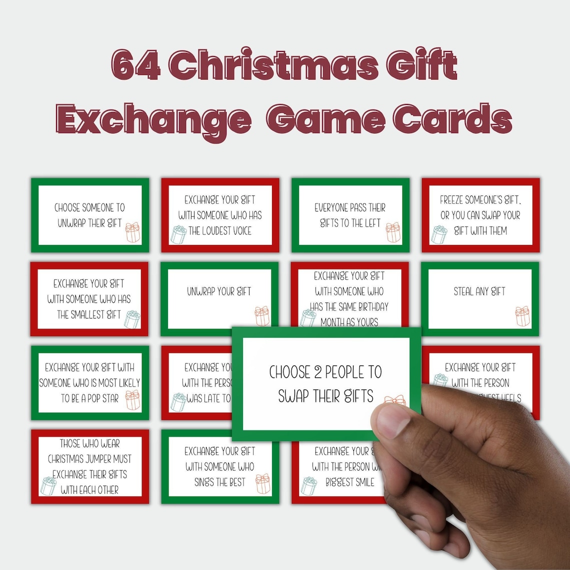 Christmas Gift Exchange Game Ideas, White Elephant Party Gift Exchange ...