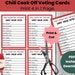 Chili Cook off Ballot Template Editable, Chili Voting Ballot, Cooking ...