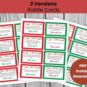 Christmas Riddles, Fun Christmas Games Ideas, Christmas Party Game ...